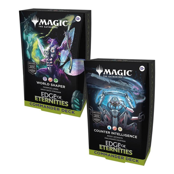 Magic The Gathering: Edge of Eternities Commander Deck Bundle (2 Decks ...