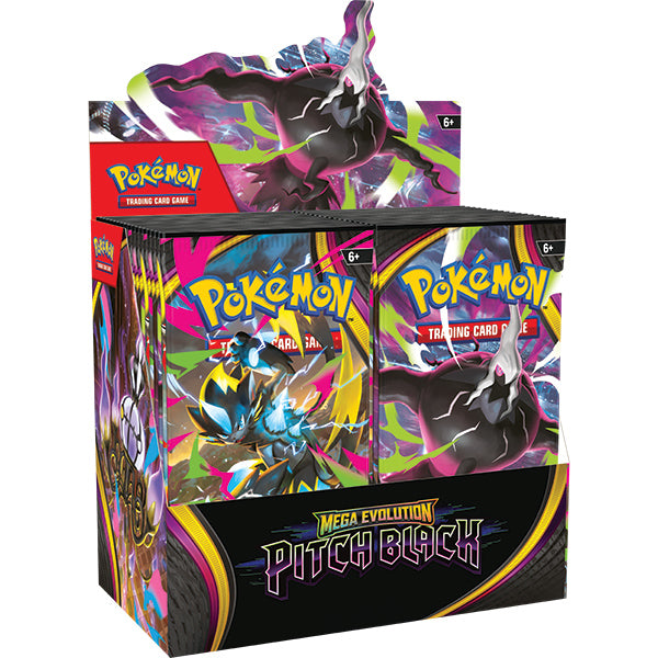 Pokemon TCG: Mega Evolution - Pitch Black Booster Display - PREORDER ...