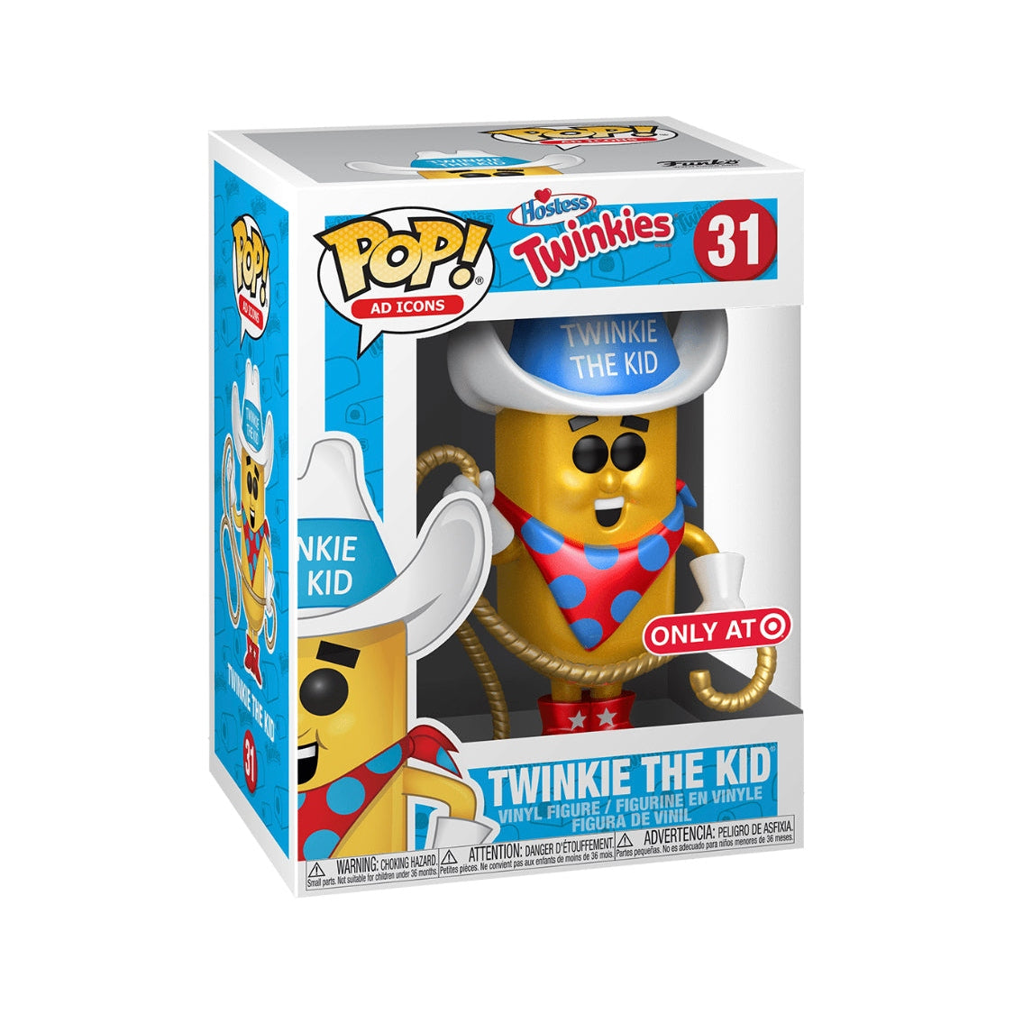 Funko Pop! Hostess Twinkies: Twinkie the Kid (Metallic) [Target] Vinyl ...